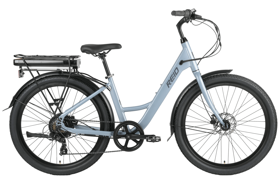 Reid Let's Go USA Grey Electric Bike - 250W Step-Through eBike ...